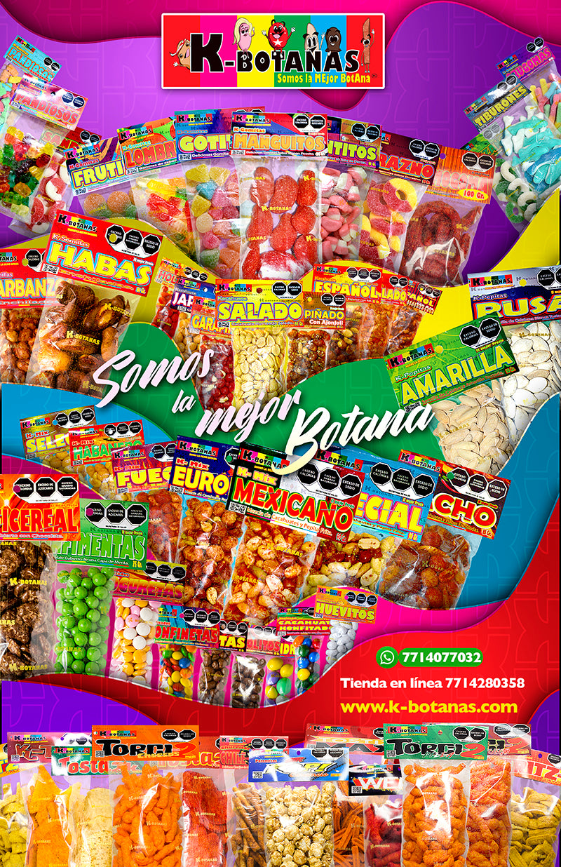 Linea Comercial K-botanas SOmos la mejor BOtana – K-BOTANAS somos la ...