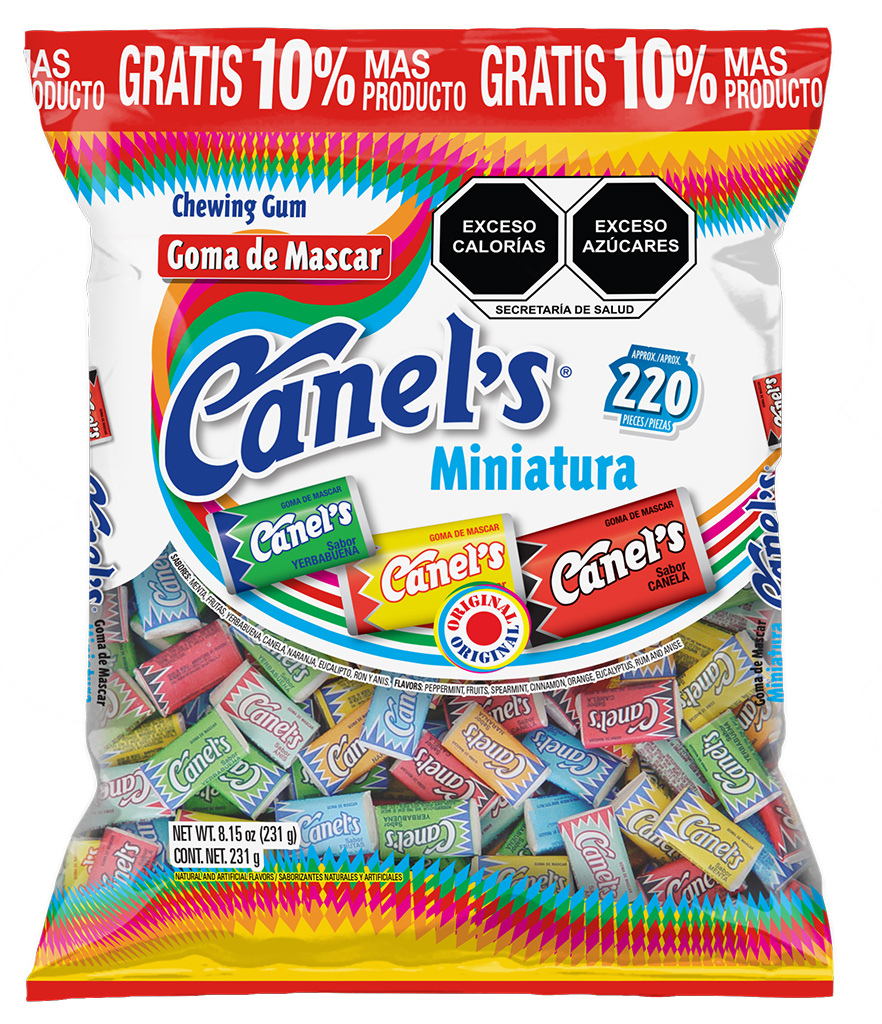 Chicles Canels MINIATURA – 220 piezas por bolsa, 32 bolsas por caja – K-BOTANAS somos la mejor ...