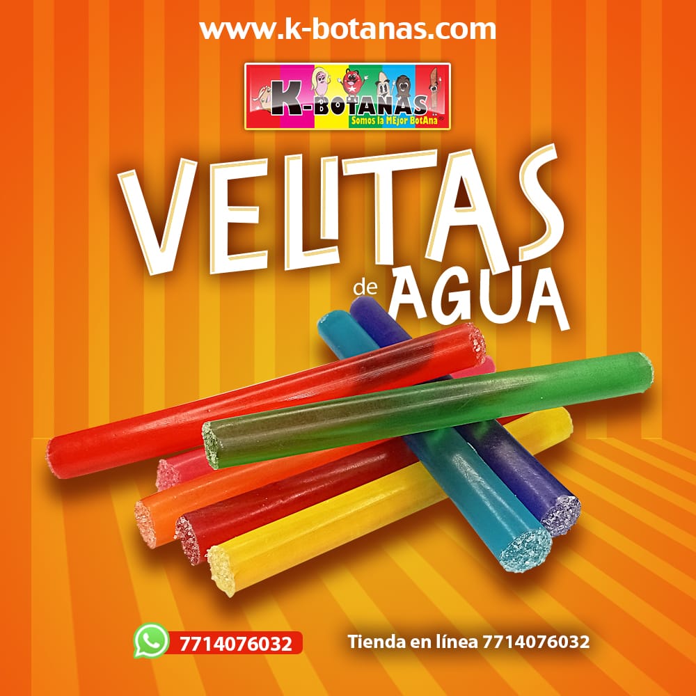 Vela agua 1 KG – K-BOTANAS somos la mejor botana