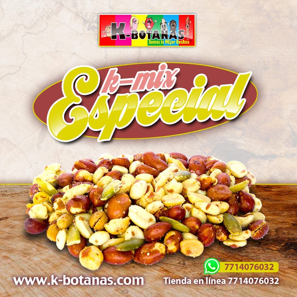 "Cacahuate Mix Especial K-botanas: ¡Variedad de Sabores para Compartir ...